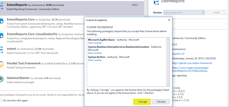 RONY BARUA Selenium C# How to Generate Extent Reports